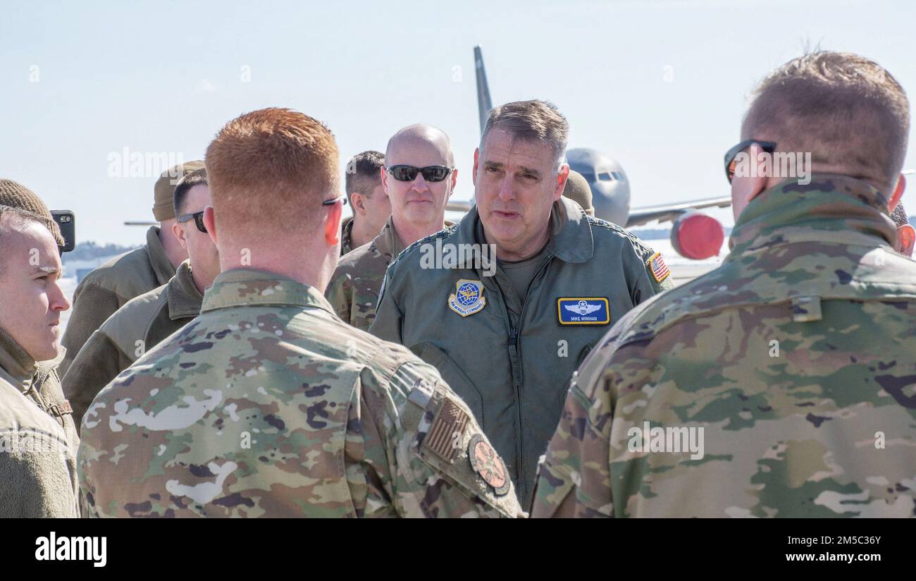 U.S. Air Force Gen. Mike Minihan, Air Mobility Command commander ...
