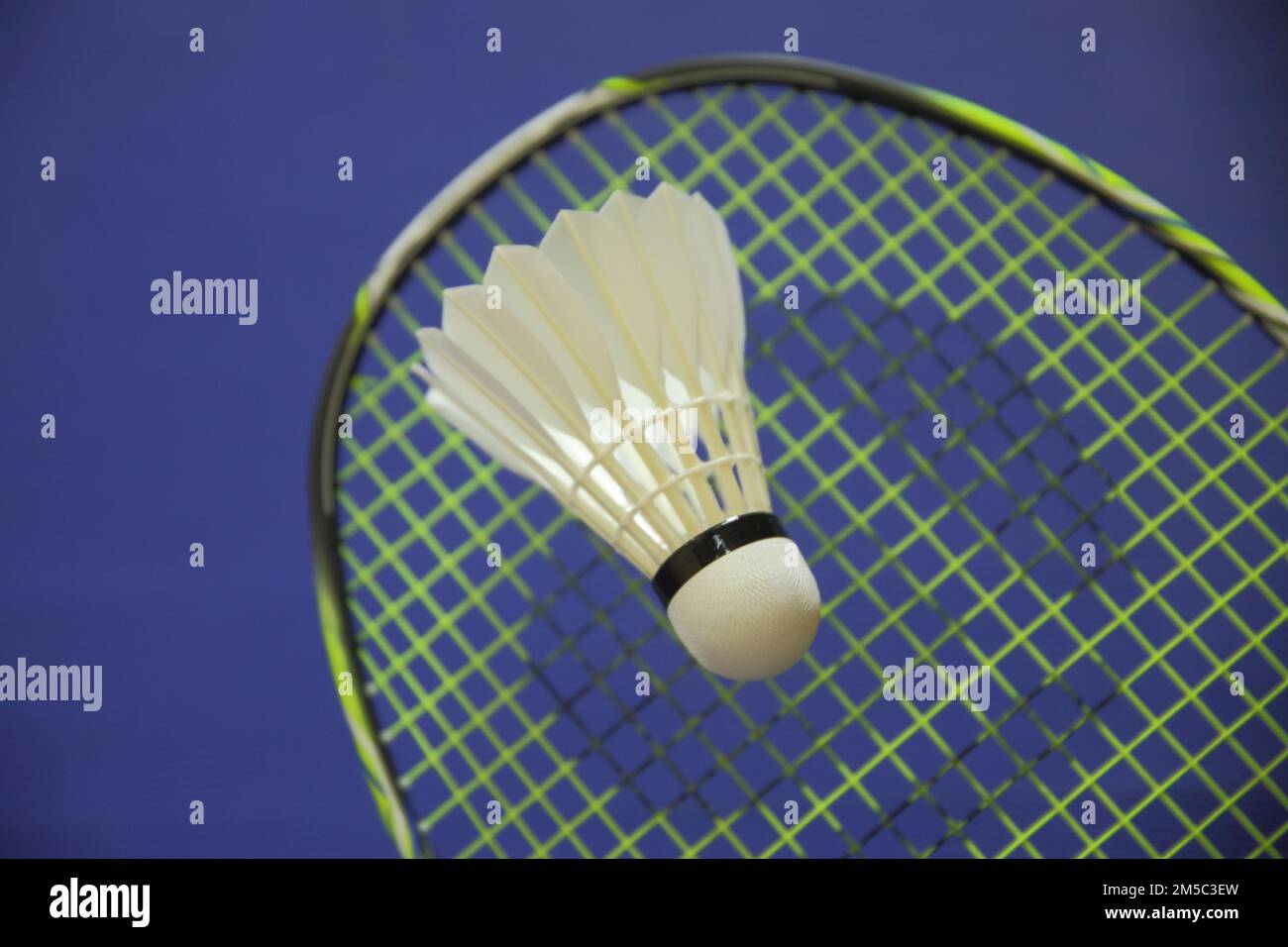 Badminton racket with shuttlecock, sport, badminton, sports equipment ...