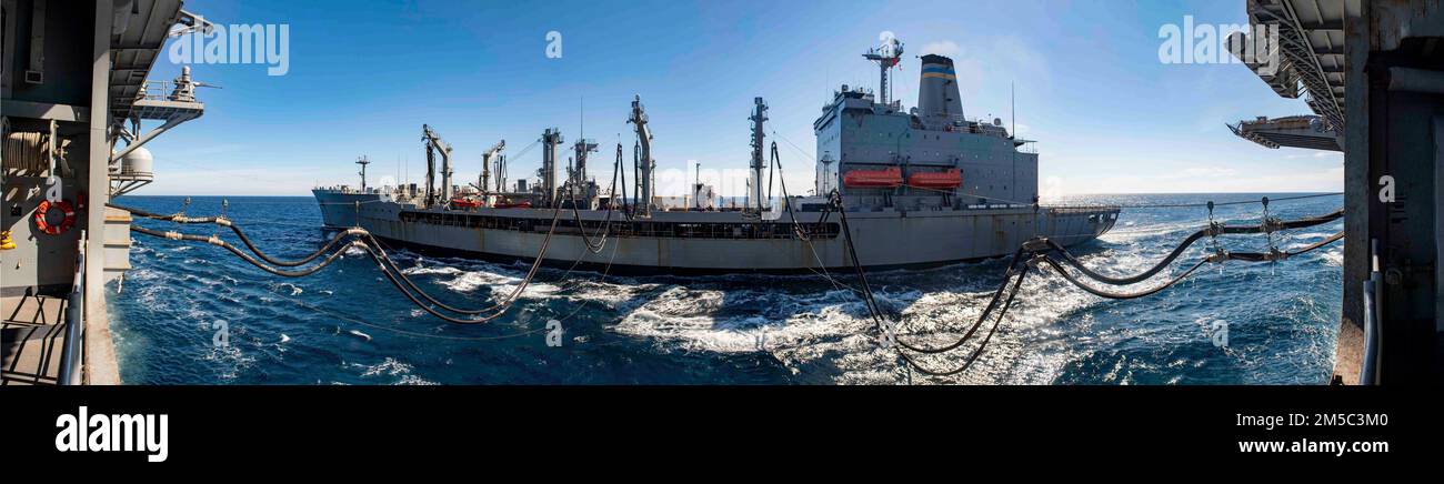 PACIFIC OCEAN (Feb. 27, 2022) Henry J. Kaiser-class underway fleet ...