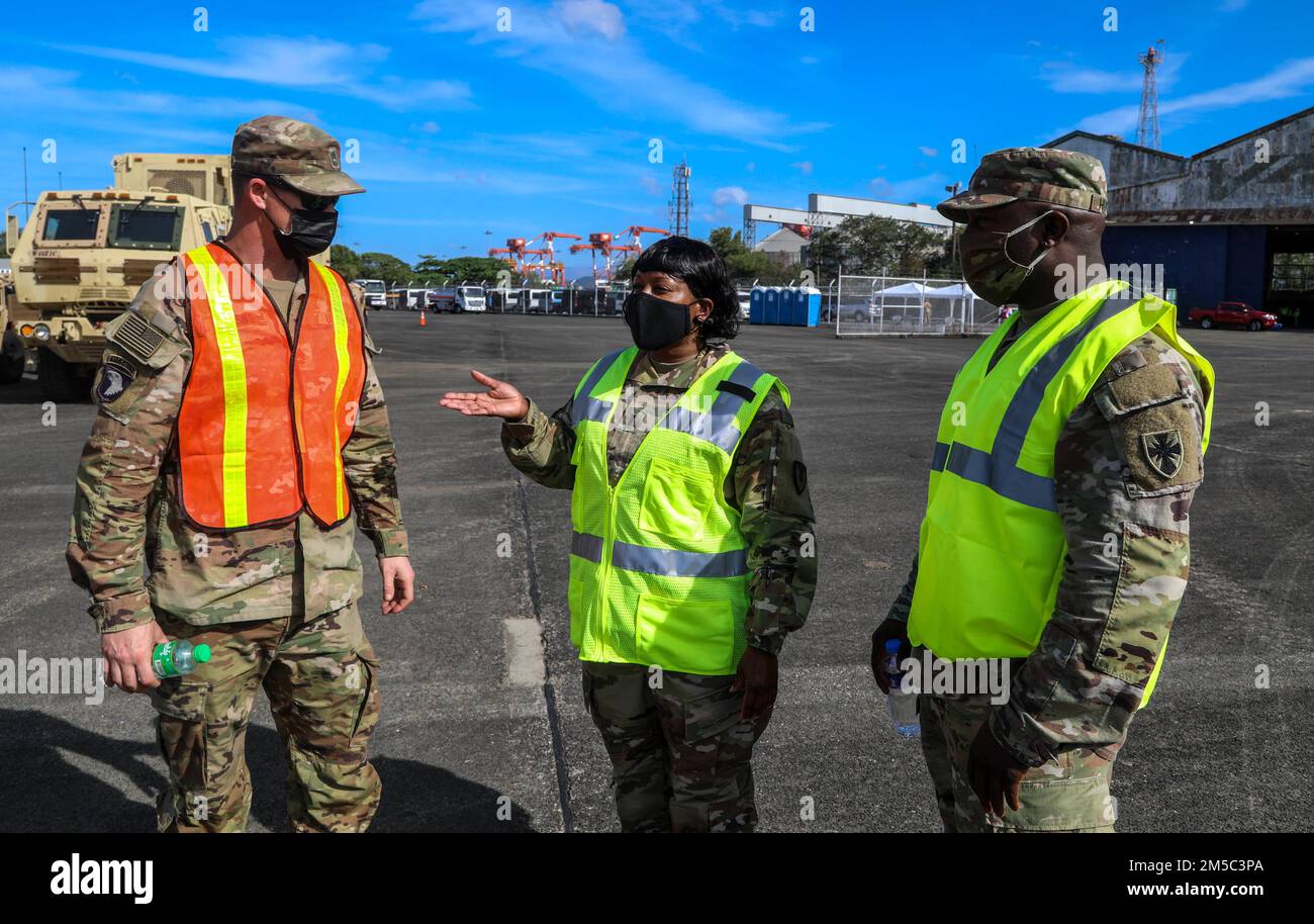 8th Theater Sustainment Command's command and control node along with ...