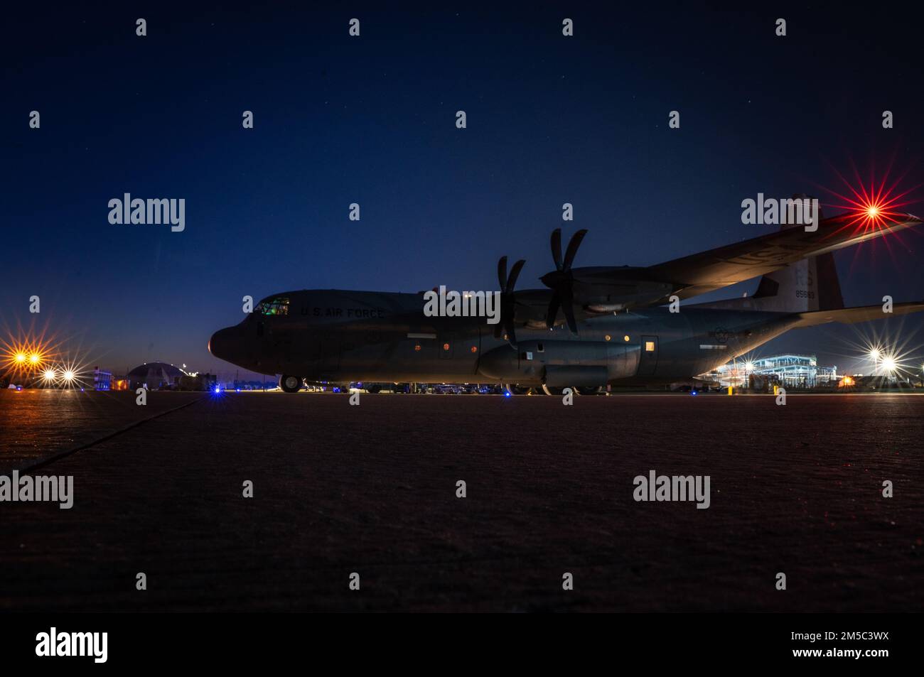 A C-130J Super Hercules assigned to the 37th Airlift Squadron at ...