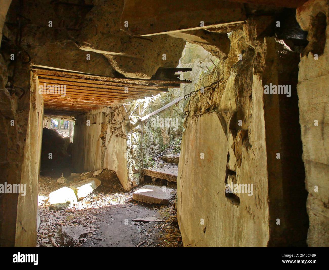 Ruins of the Wolf's Lair (also Wolf's Lair or Goerlitz), the military ...