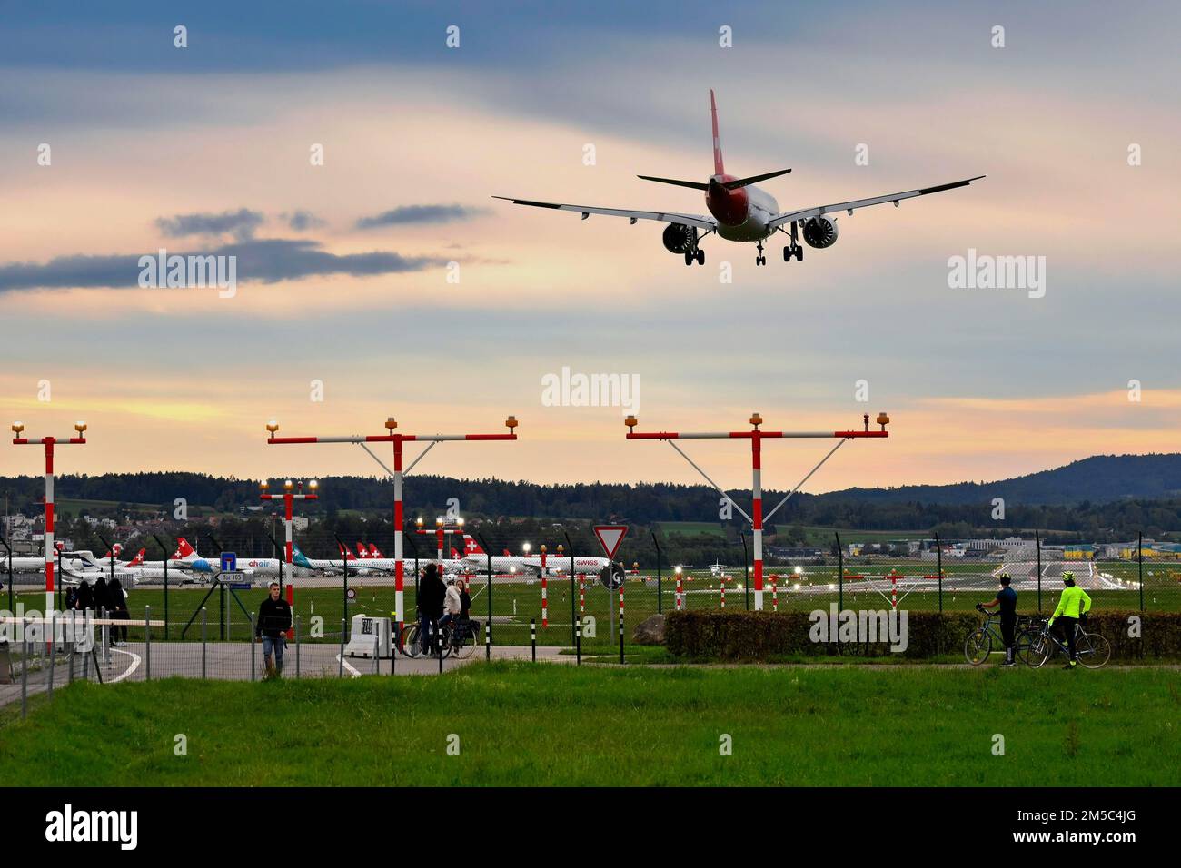 Zurich approach hi-res stock photography and images - Alamy