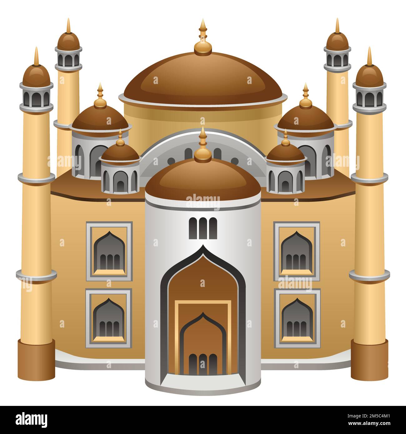 Vector illustration of mosque. Eps 10 Stock Vector Image & Art - Alamy