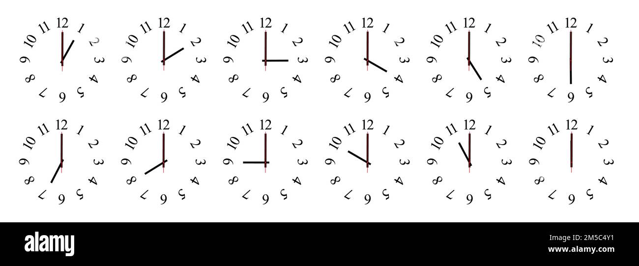 Analog clock child hi-res stock photography and images - Alamy