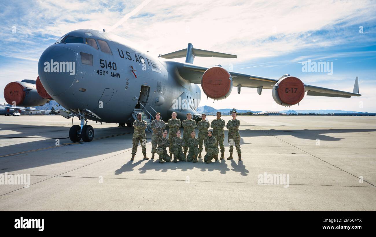 Celebrating women's history month with the women of the 452nd AMXS ...