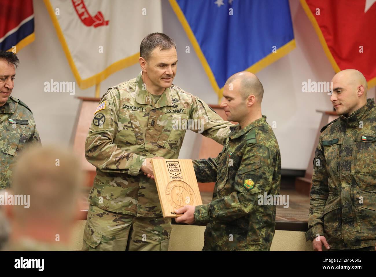 Tennessee National Guard's State Command Sgt. Maj. Dale Crockett ...