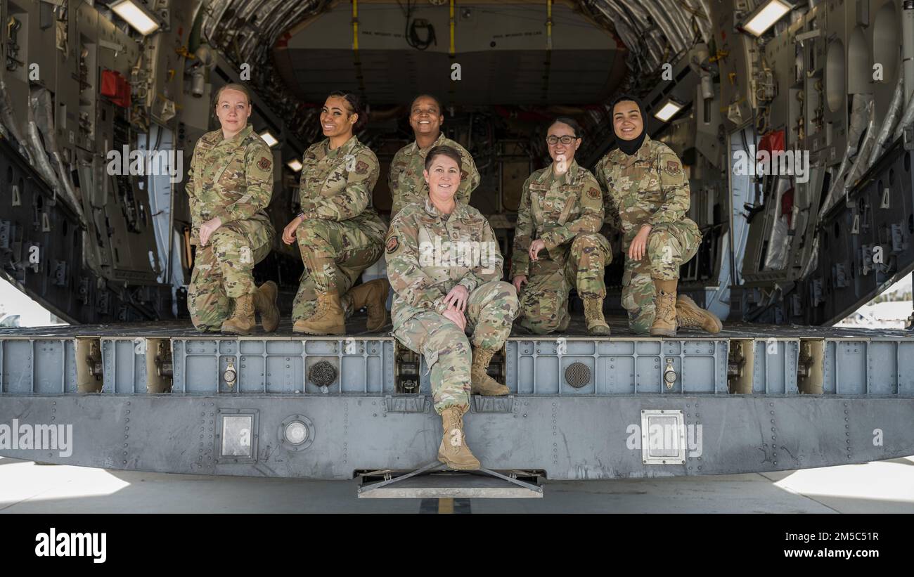 Celebrating women's history month with the women of the 452nd AMXS Stock Photo - Alamy