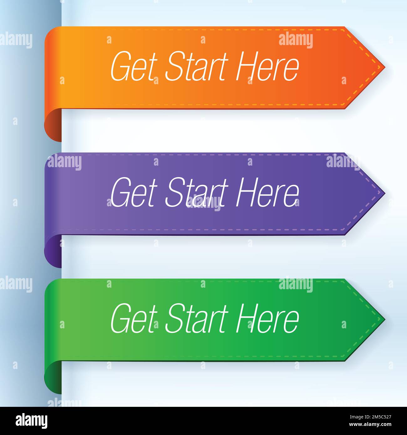 Get start here stickers set Stock Vector Image & Art - Alamy