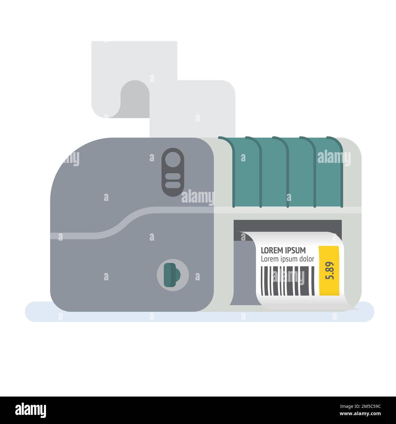 Barcode printing Stock Vector Images - Alamy