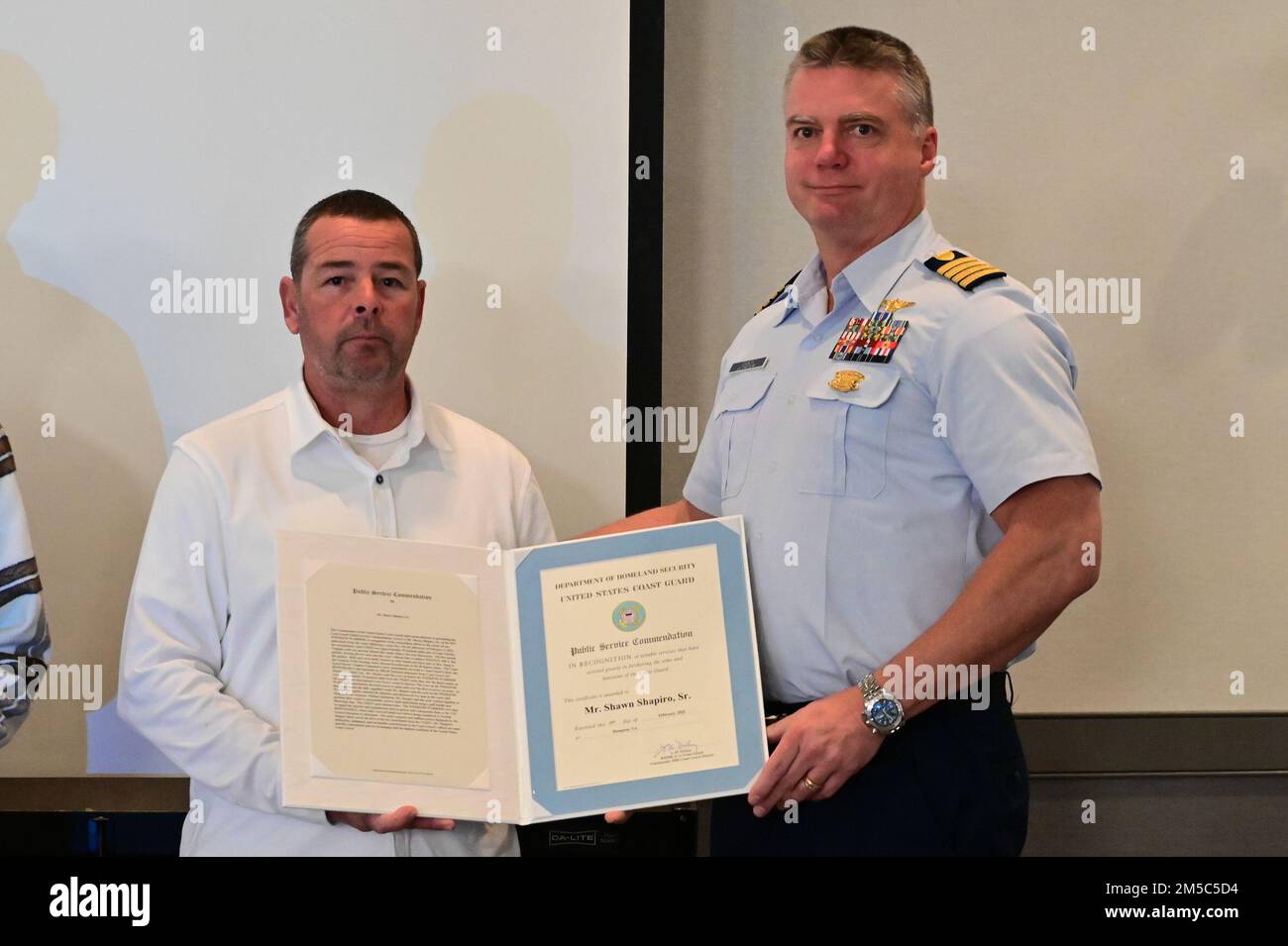 U.S. Coast Guard Capt. Timothy Eason, on behalf of Coast Guard Fifth ...