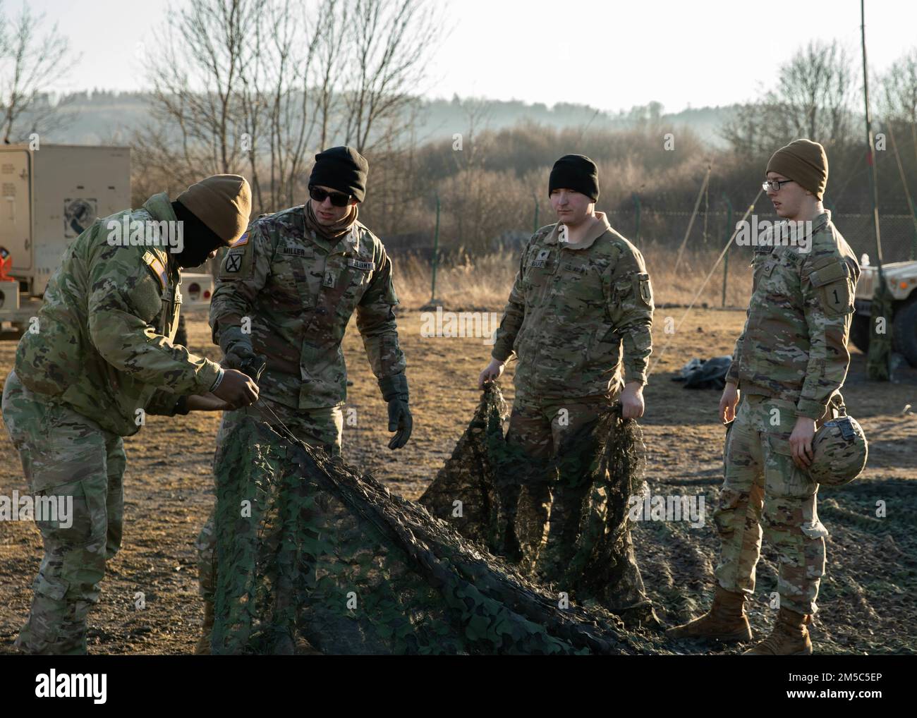 Members of 2nd Battalion, 34th Armored Regiment, 1st Armored Brigade ...