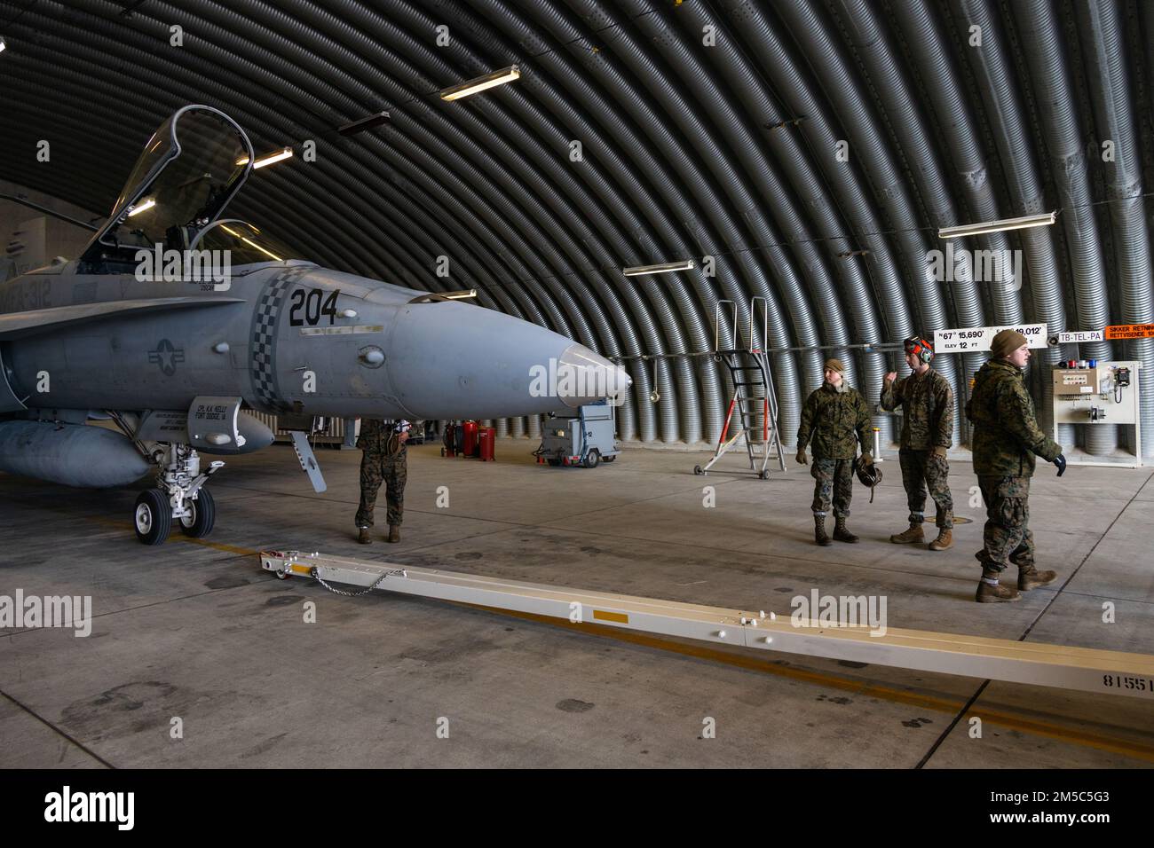 U.S. Marines with Marine Fighter Attack Squadron 312, 2nd Marine ...