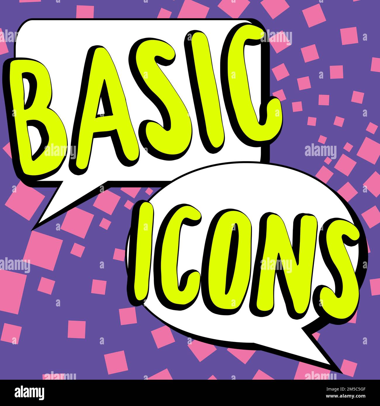 Inspiration showing sign Basic Icons. Business showcase pictogram or ...