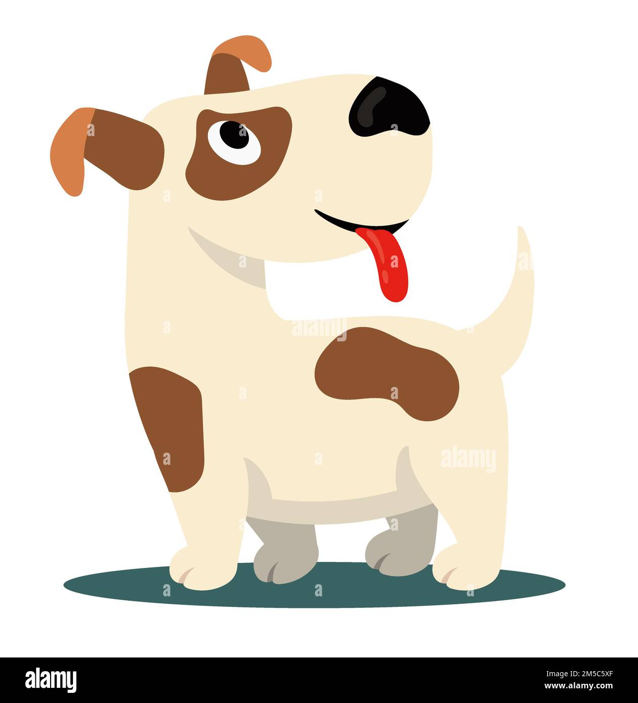 Digital And Textile Print Dogs Image Stock Photo - Alamy