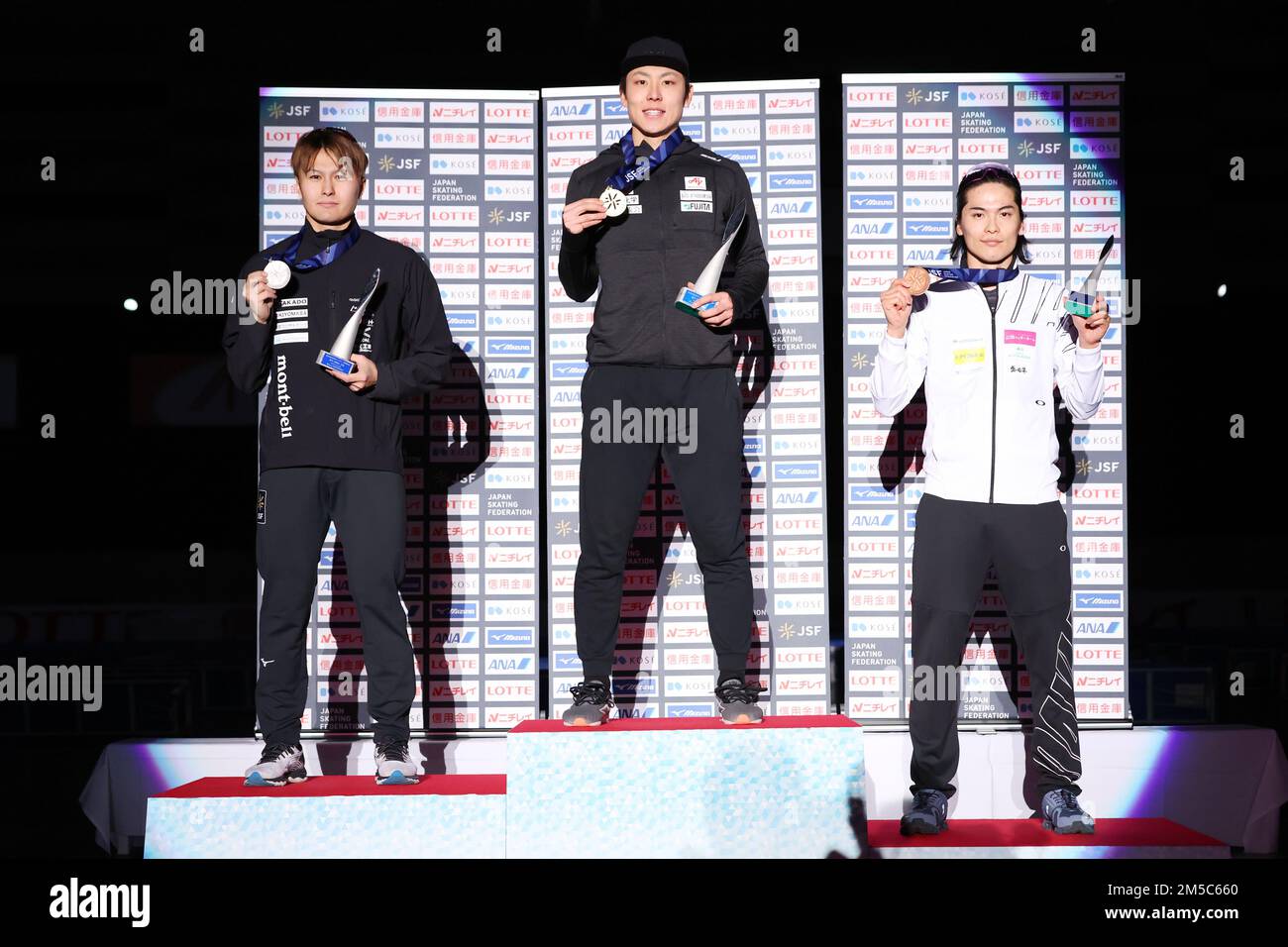 Aomori, Japan. 28th Dec, 2022. (L to R) Yuma Murakami, Tatsuya Shinhama ...