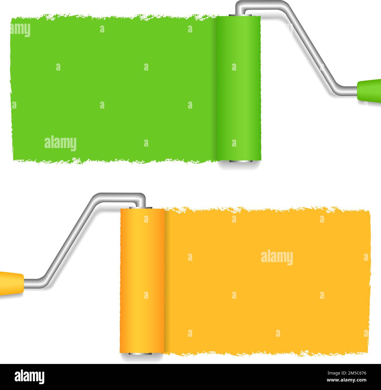 Rollers with paint, vector eps10 illustration Stock Vector Image & Art ...