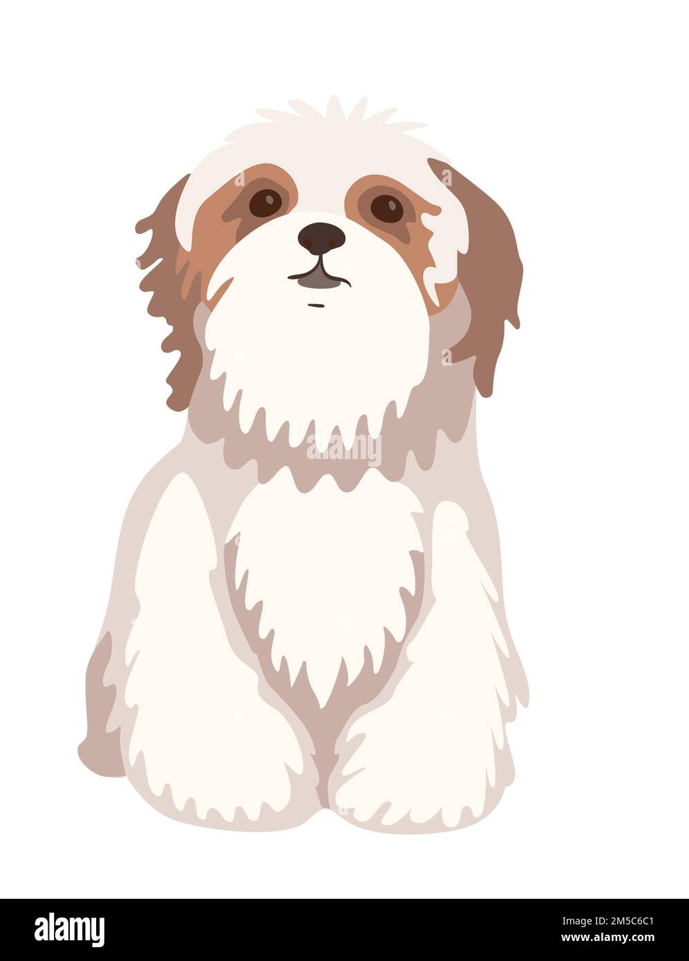 Digital And Textile Print Dogs Image Stock Photo - Alamy