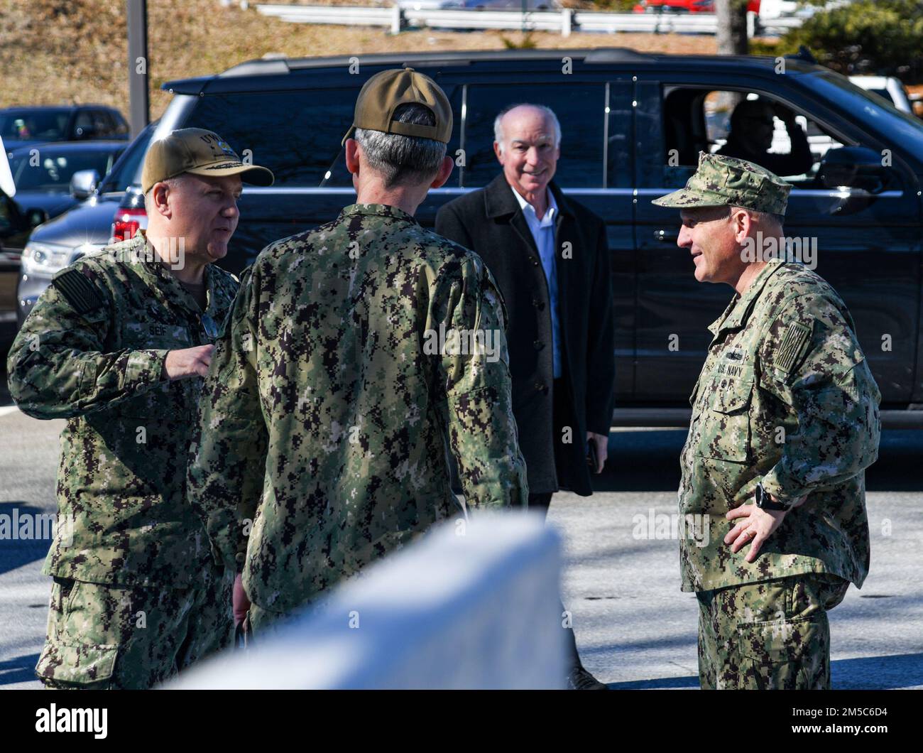 220228-N-MQ631-1042 GROTON, Conn. (Feb. 28, 2022) Chief of Naval ...