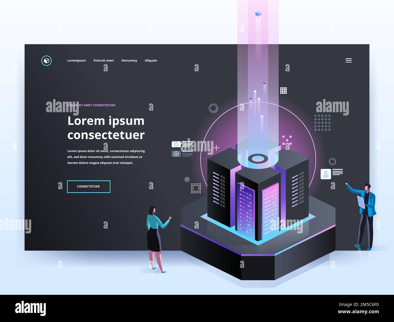 People Interacting With Charts And Analyzing Statistics Data Visualization Concept 3d