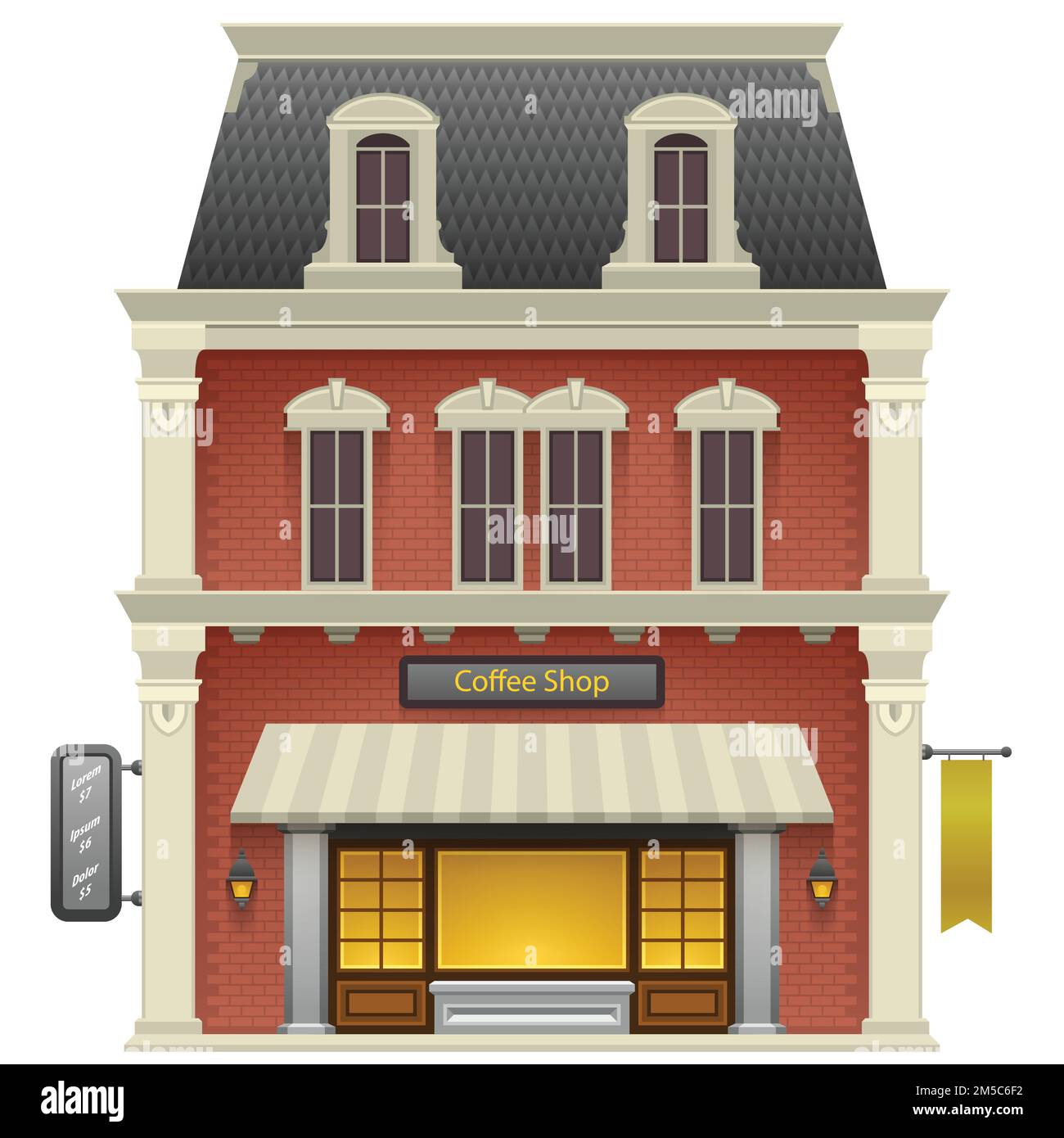 Coffee shop store or cafe. Vector illustration eps 10 Stock Vector ...