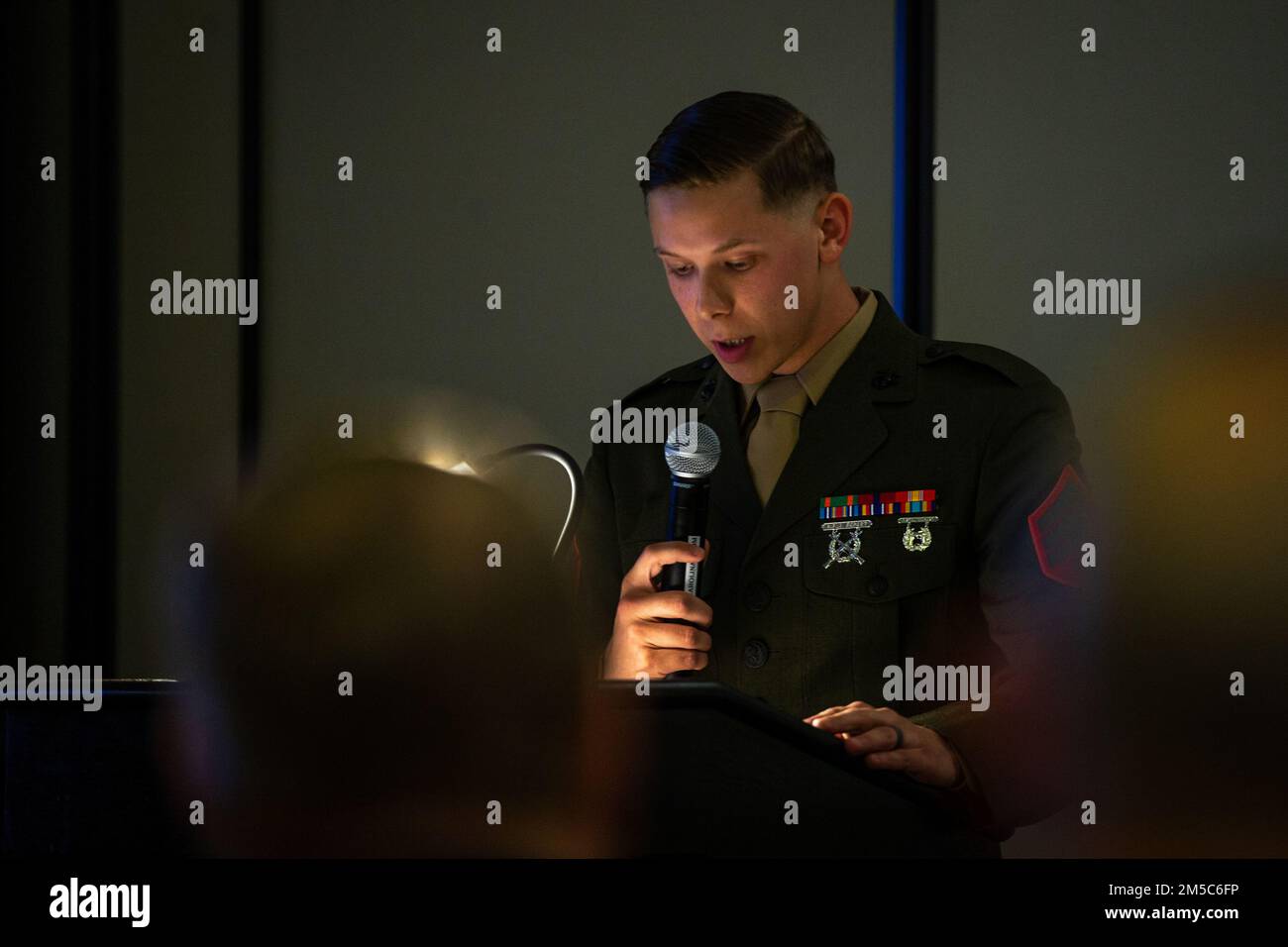 U.S. Marine Corps Sgt. Kaleb Miller, a native of Gilbertsville, Pa ...