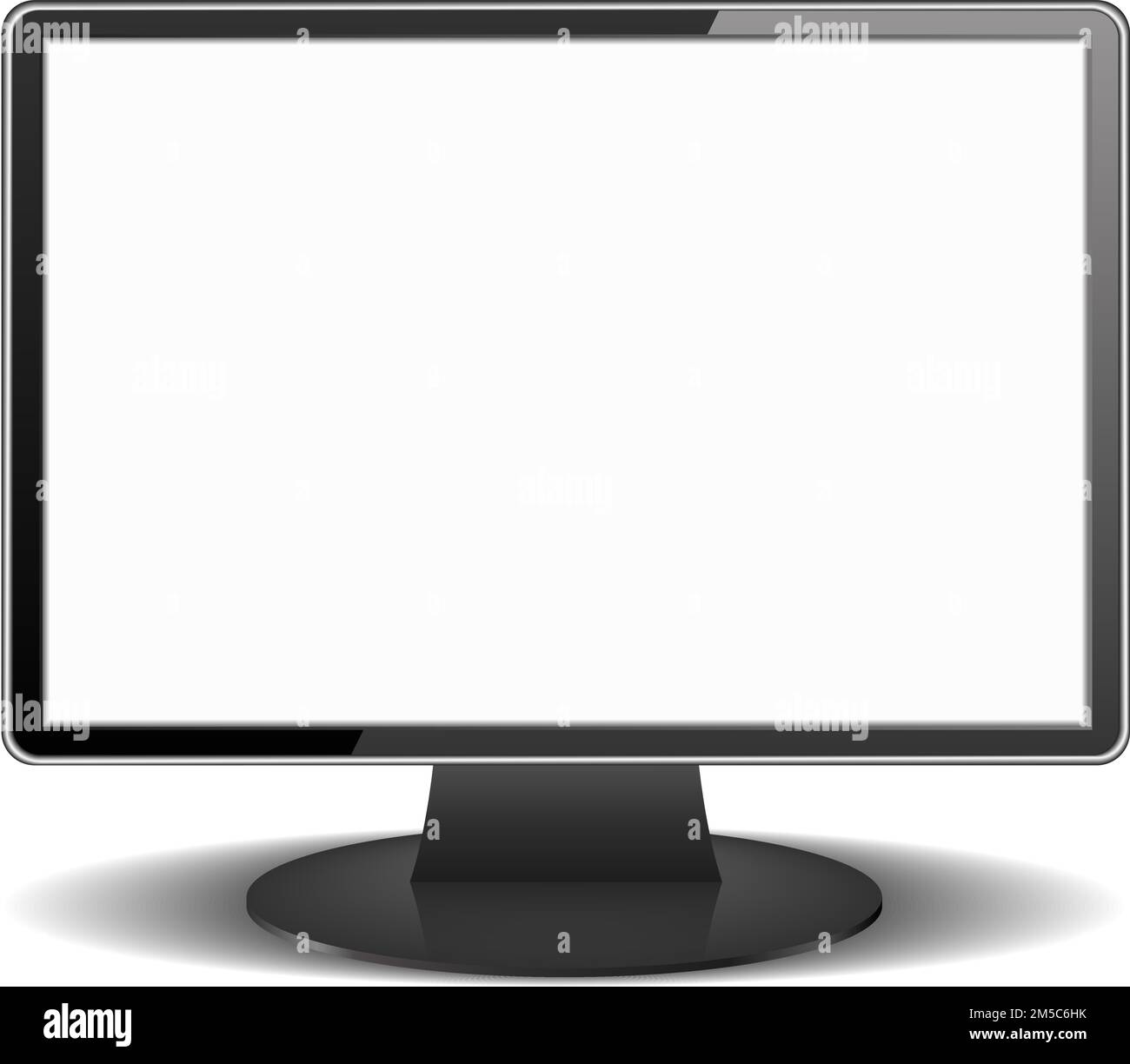 Computer monitor, vector eps10 illustration Stock Vector Image & Art ...