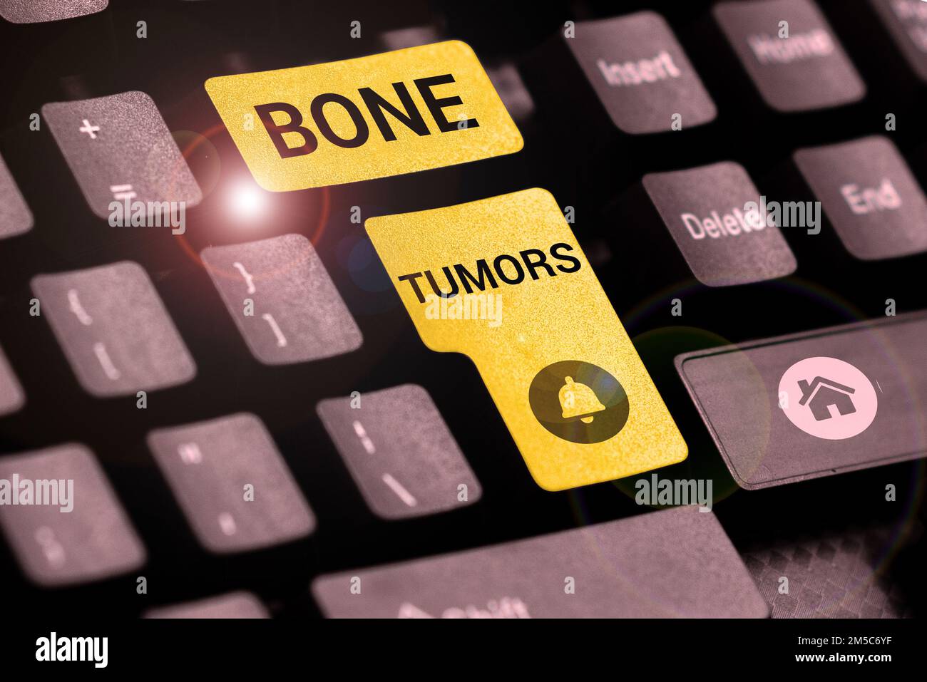 Conceptual caption Bone Tumors. Business overview can be either benign ...