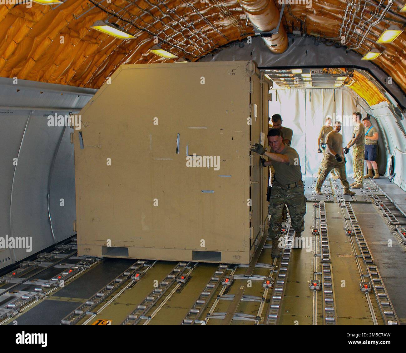 Airmen from the Air Transportation Function, 380th Expeditionary ...
