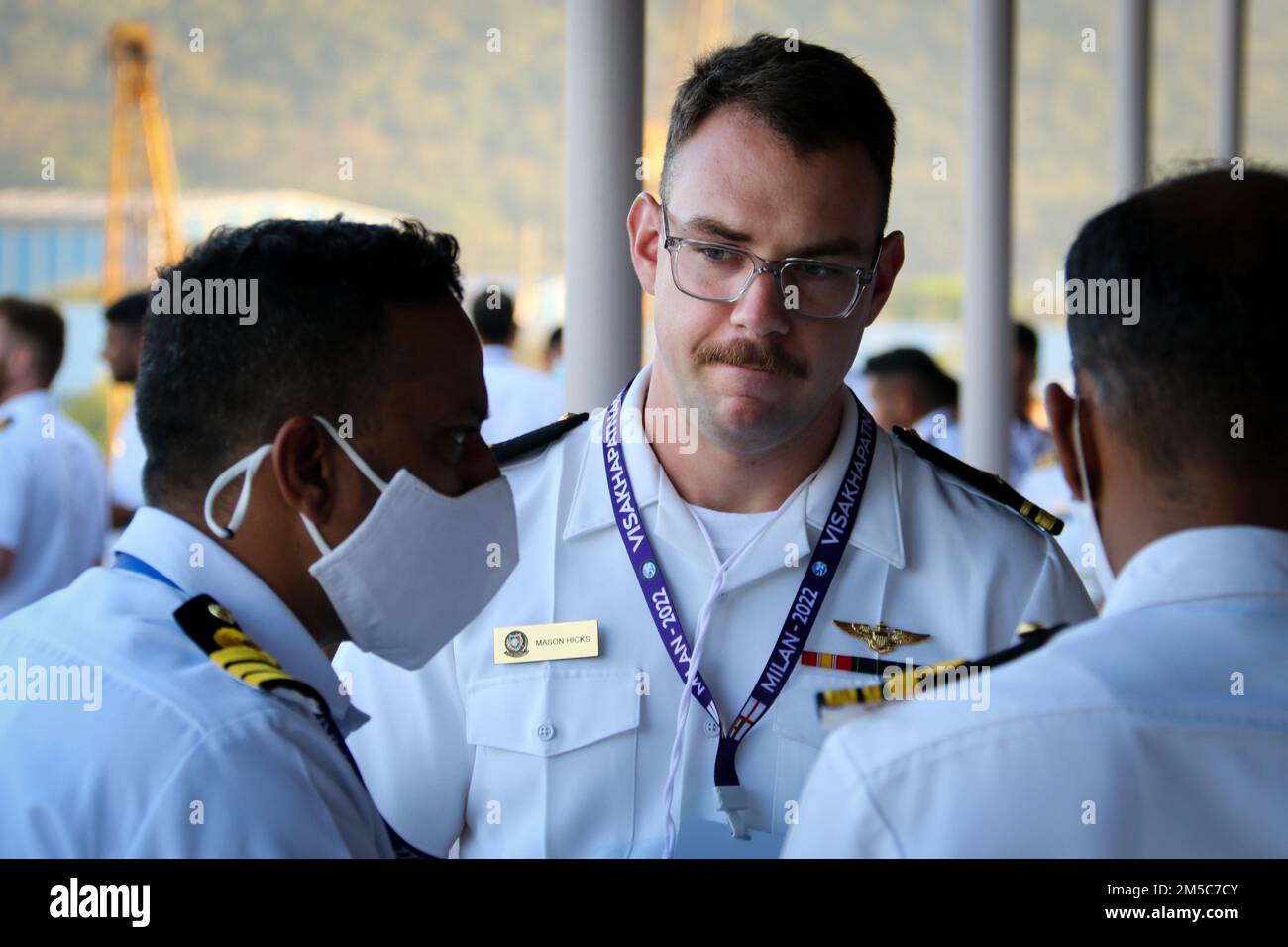 INS SATAVAHANA, India (Feb. 28, 2022) – Lt.j.g. Mason Hicks, a pilot ...