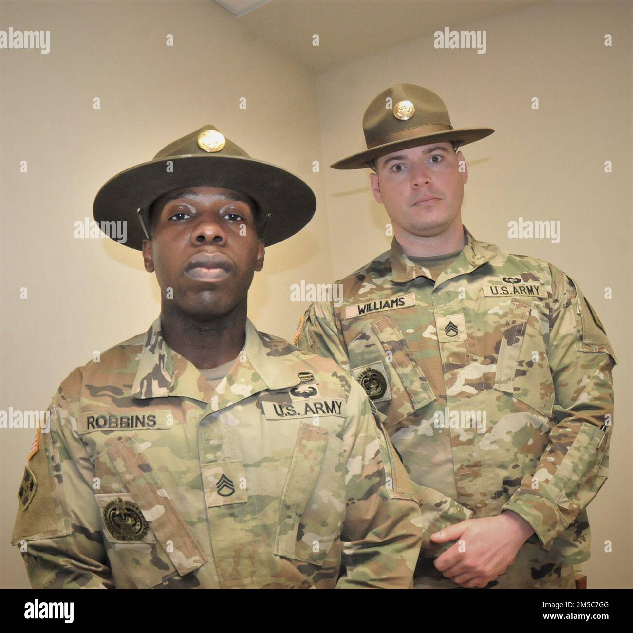 Staff Sgt. Marcus A. Robbins and Staff Sgt. Shawn T. Williams correctly ...