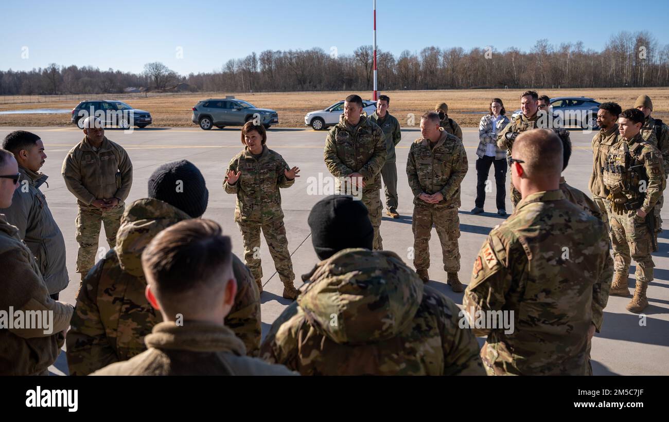 Chief Master Sgt. of the Air Force JoAnne S. Bass discusses collective ...