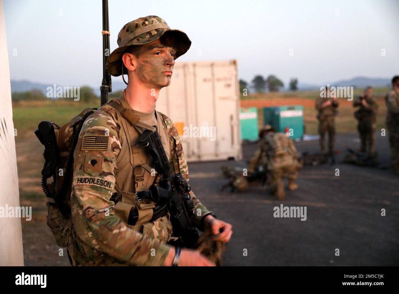 U.S. Army Spc. Michael Huddleson, a Soldier with 3rd Battalion ...
