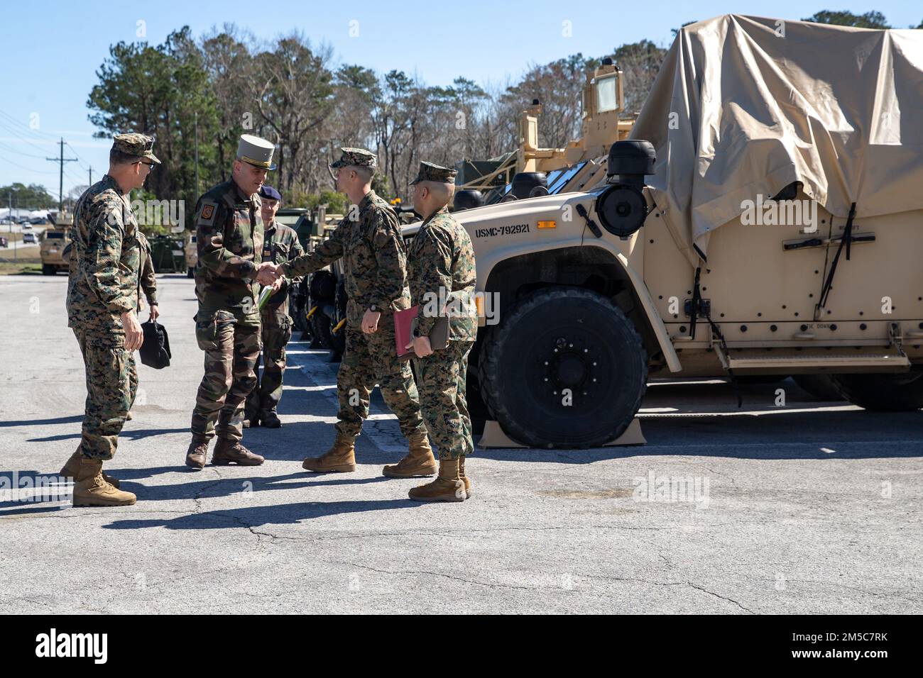 French Army Brig. Gen. Eric Ozanne, the commanding general (CG) of 6th ...