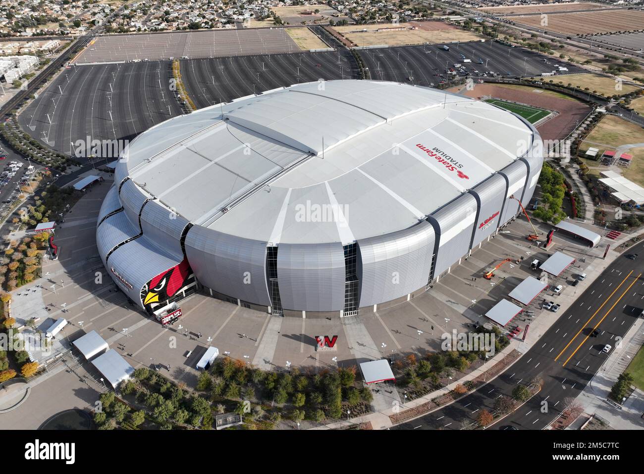 Glendale, United States. 26th Dec, 2022. A general overall aerial view ...
