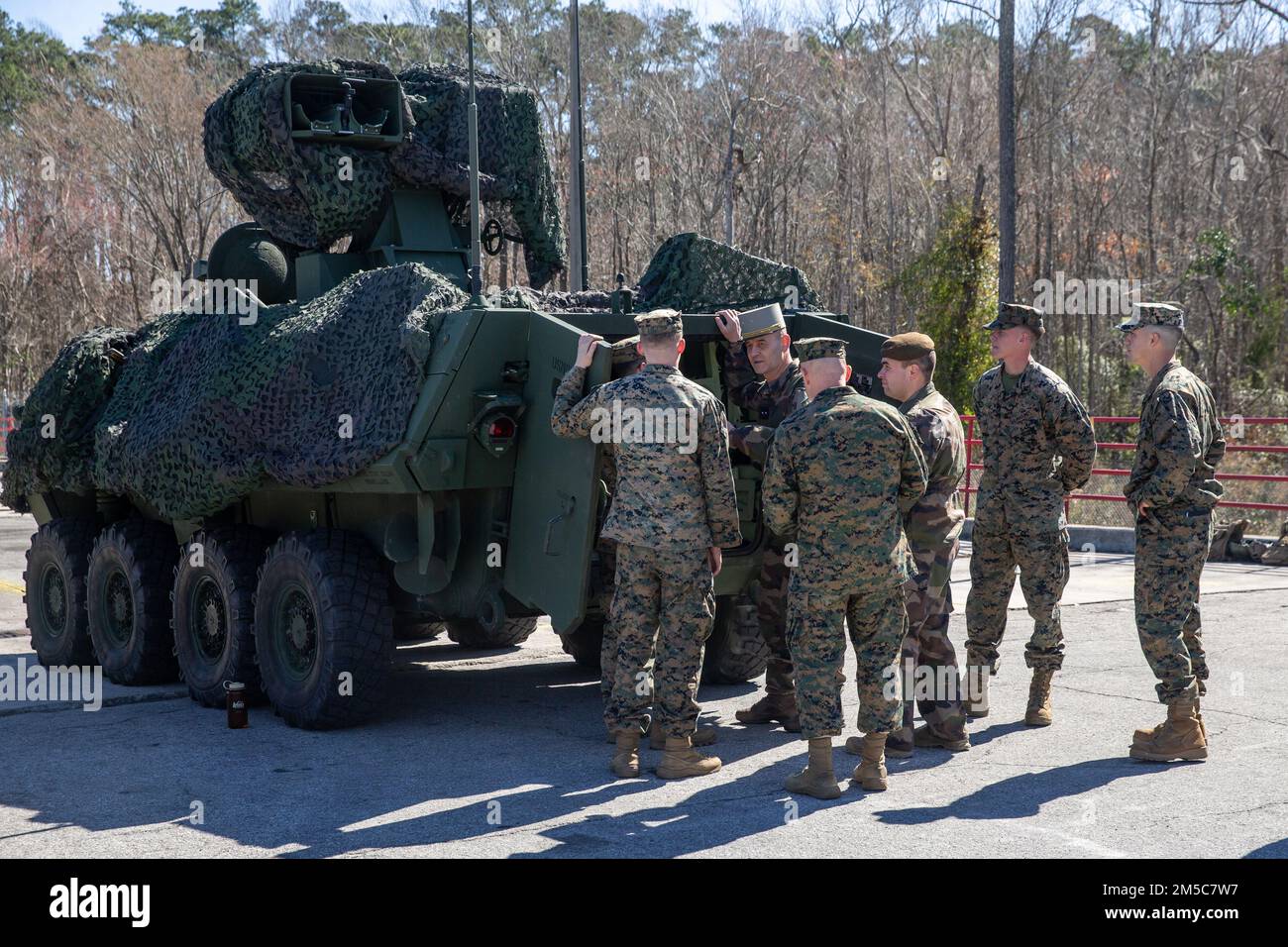 French Army Brig. Gen. Eric Ozanne, the commanding general (CG) of 6th ...