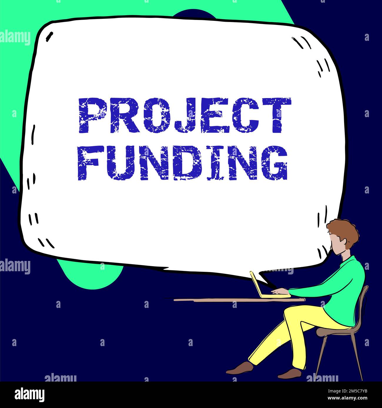 Hand writing sign Project Funding. Business showcase paying for start ...