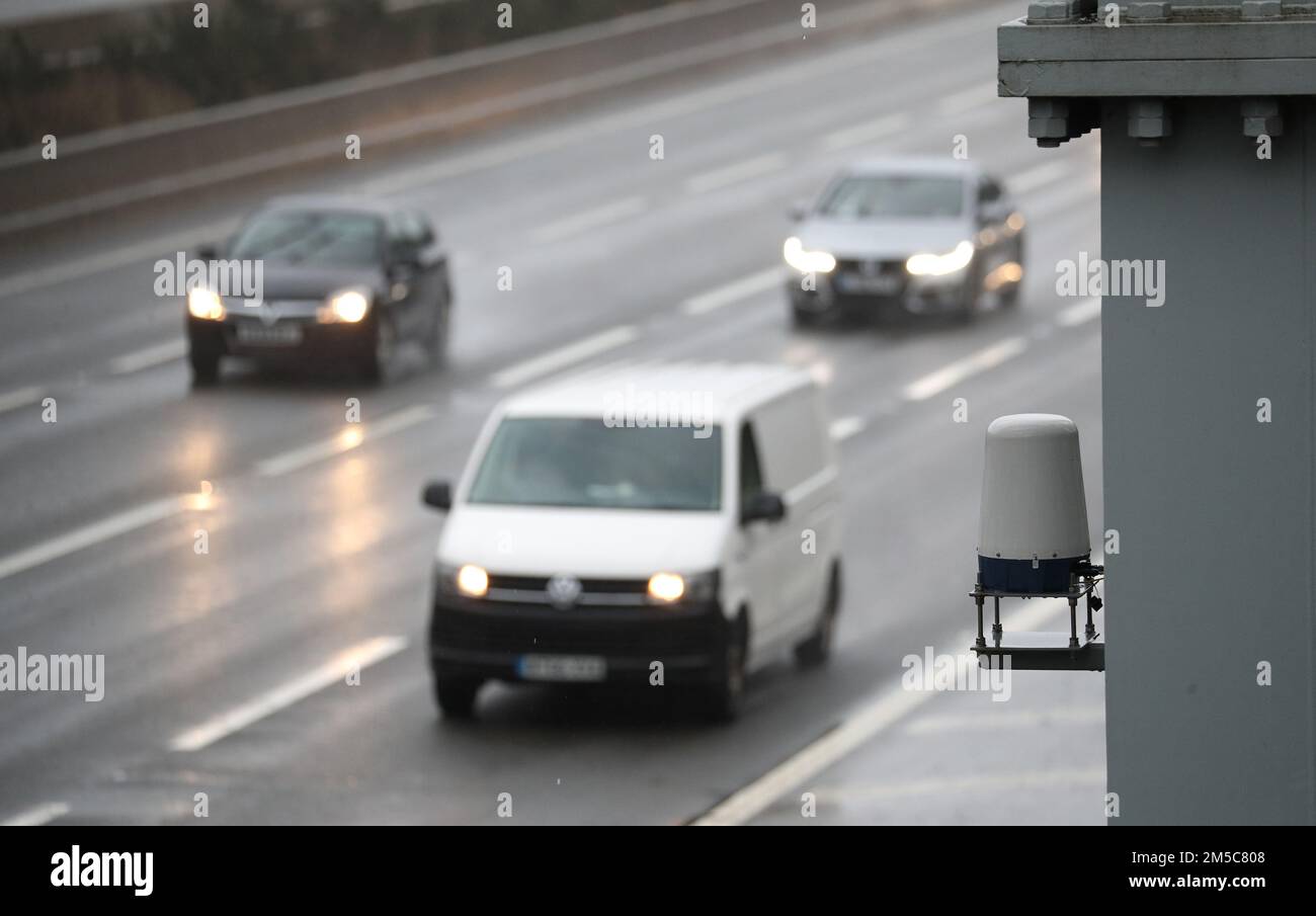 File photo dated 20/01/21 of vehicles passing a Stopped Vehicle ...