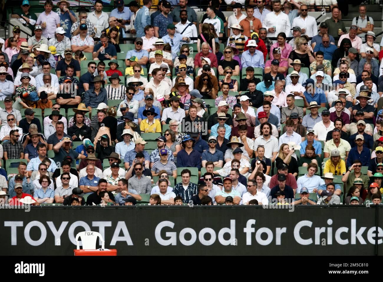 Melbourne, Australia, 28 December, 2022. Large crowds are seen during ...