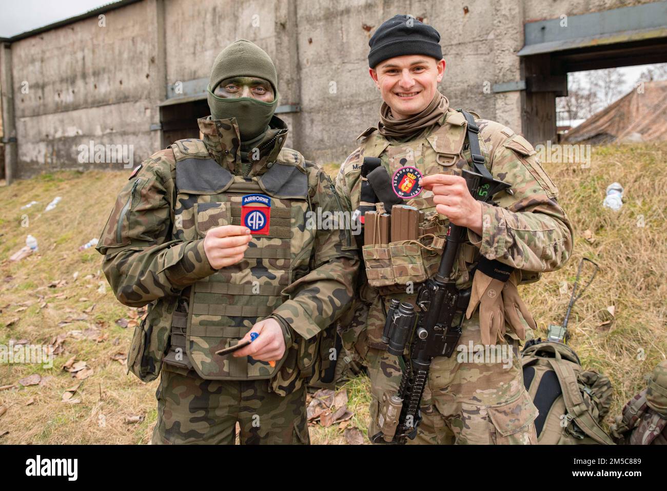 A U.S. Paratrooper assigned to the 3rd Brigade Combat Team, 82nd ...