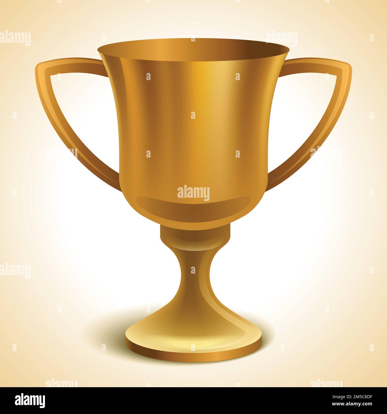 Gold Trophy Cup Stock Vector Image & Art - Alamy