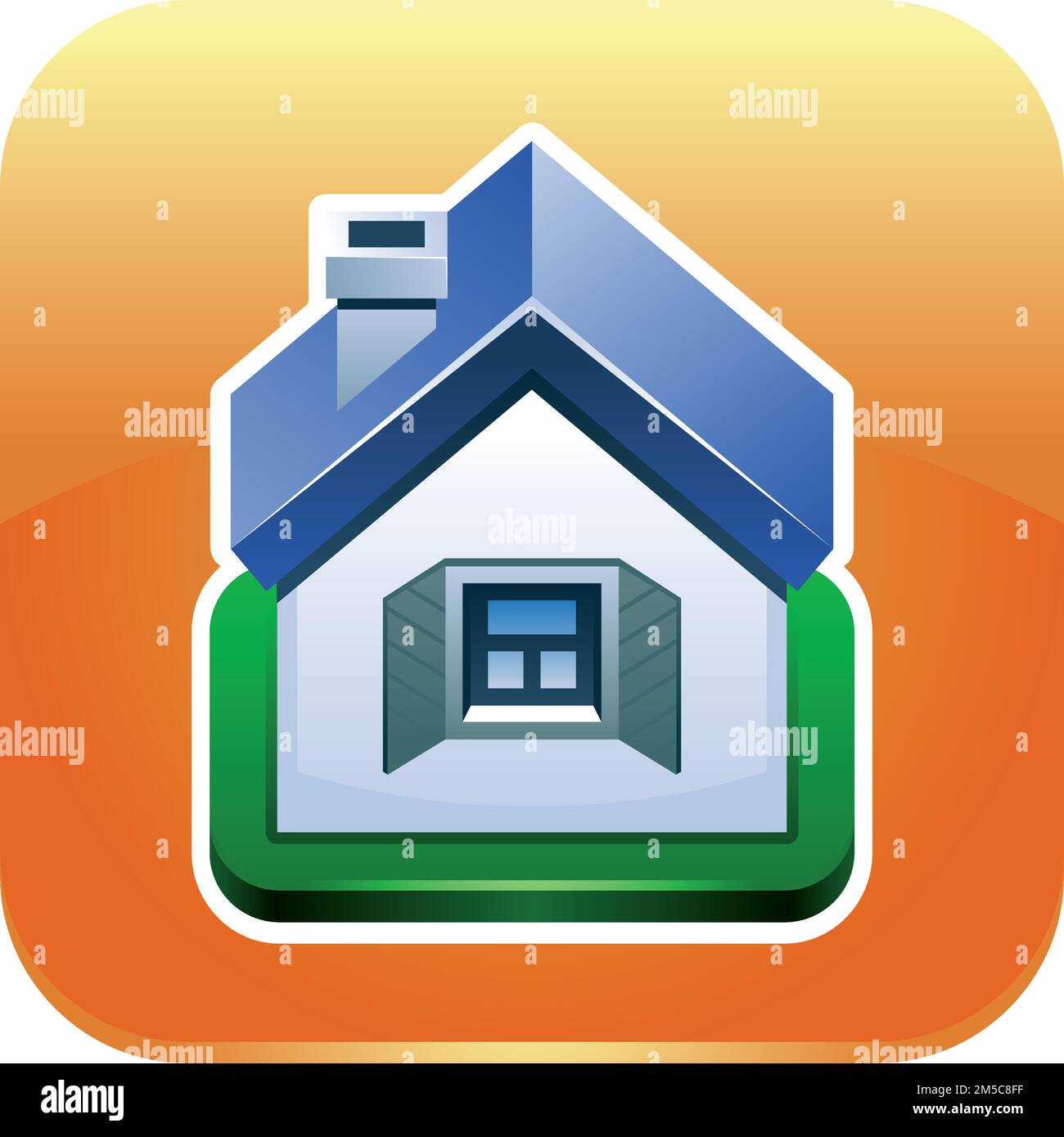 Vector illustration of home icon Stock Vector Image & Art - Alamy