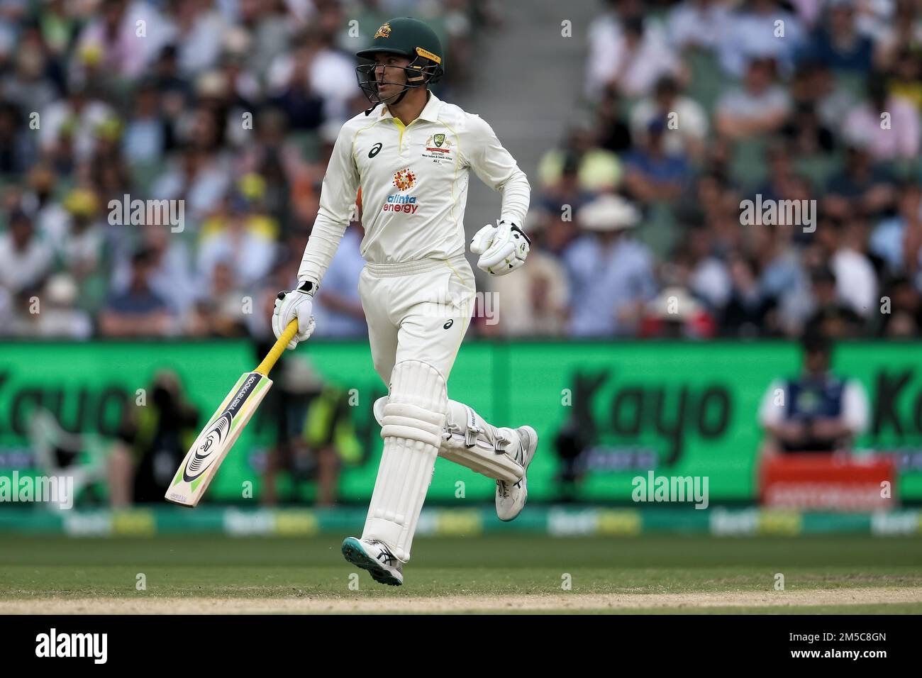 Melbourne, Australia, 28 December, 2022. Alex Carey of Australia runs ...