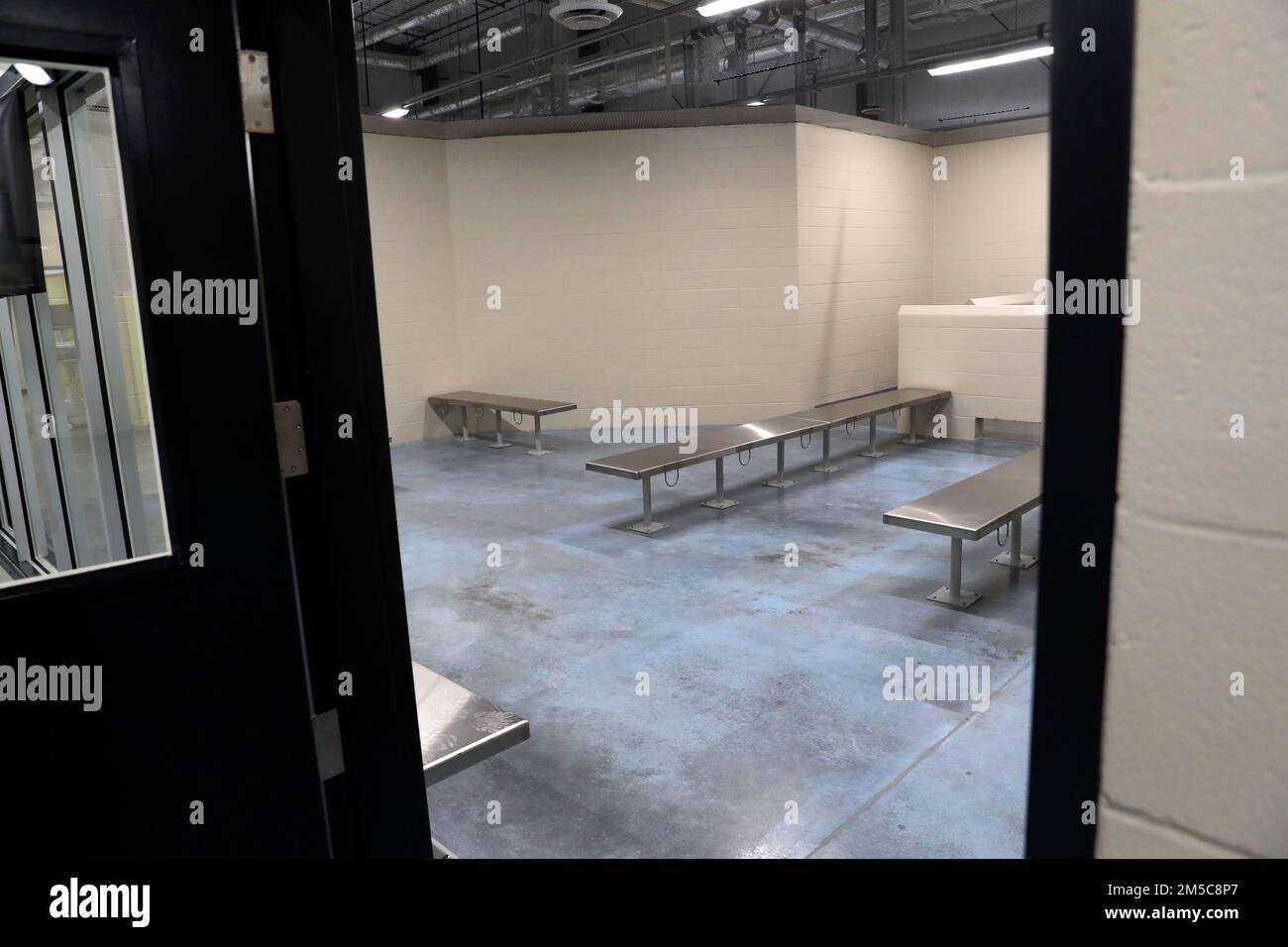 Detention rooms have been painted and deep cleaned as U.S. Customs and ...