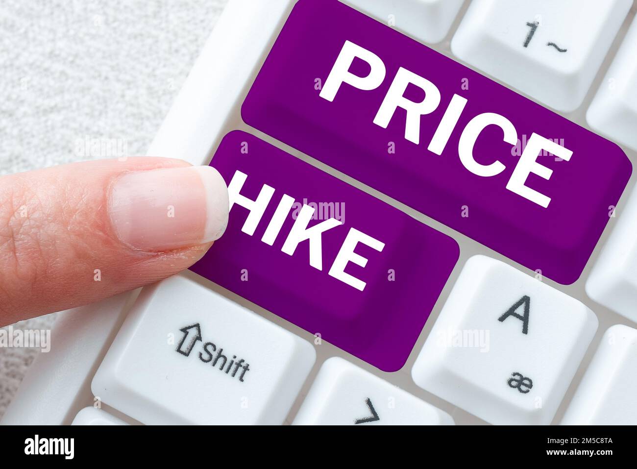 Text caption presenting Price Hike. Conceptual photo sum of values that ...