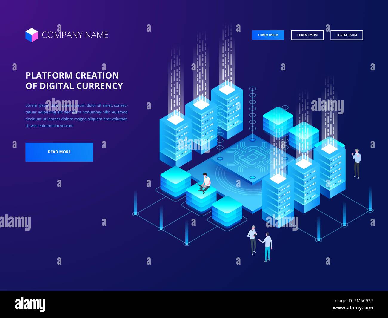 Cryptocurrency and blockchain. Platform creation of digital currency ...