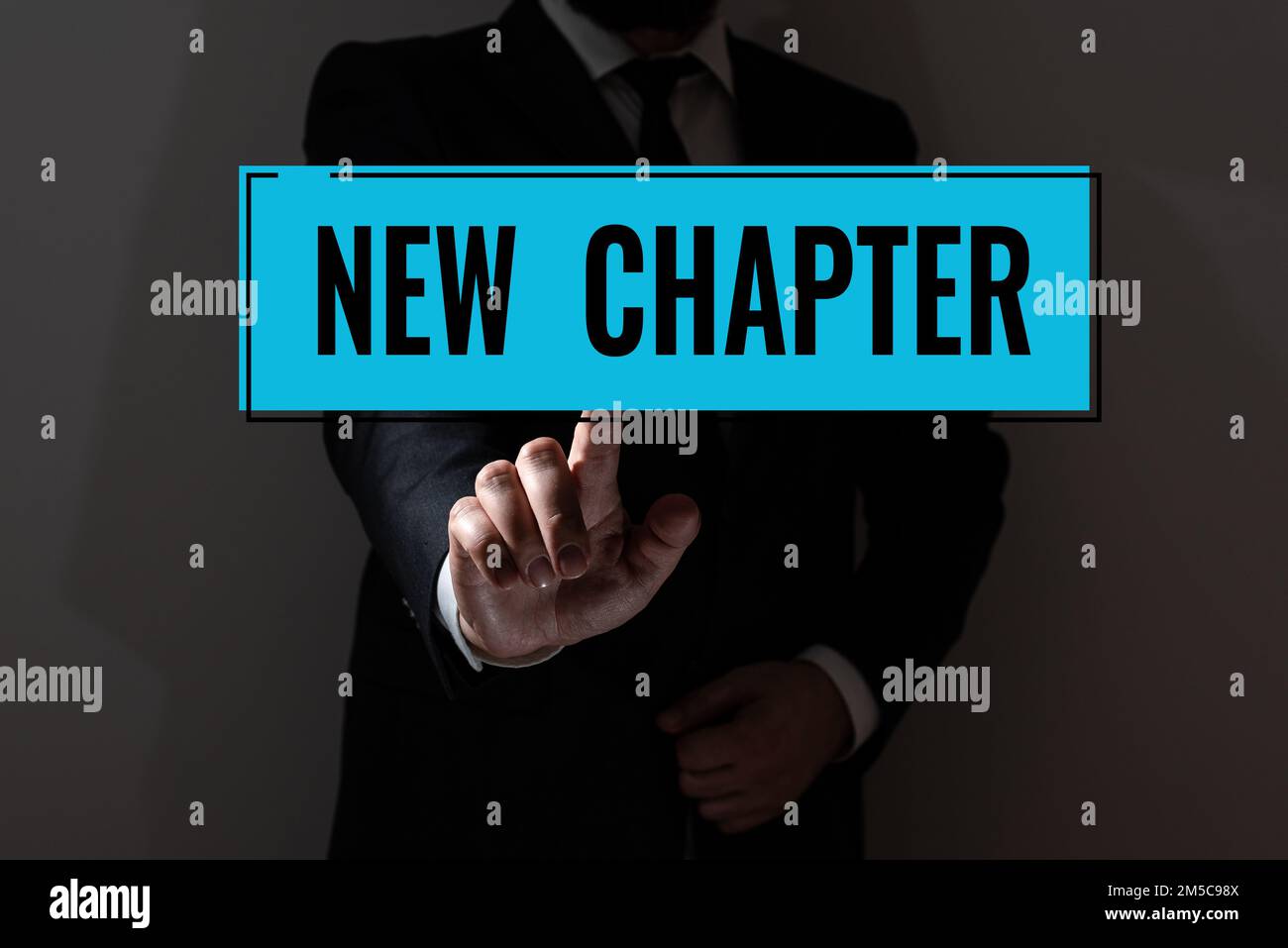 Text showing inspiration New Chapter. Word Written on advance by moving ...