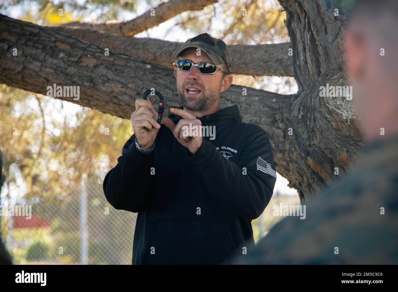 Ryan Bogus, an assault climber contractor with Expeditionary Operations ...