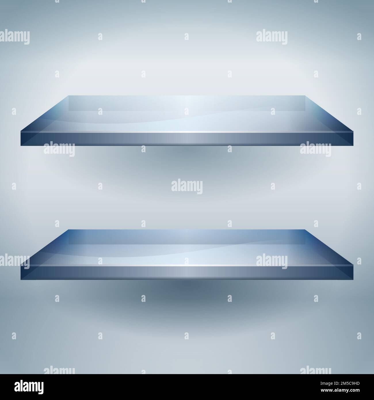 3D Isolated Empty Shelf for Exhibit Stock Vector Image & Art - Alamy