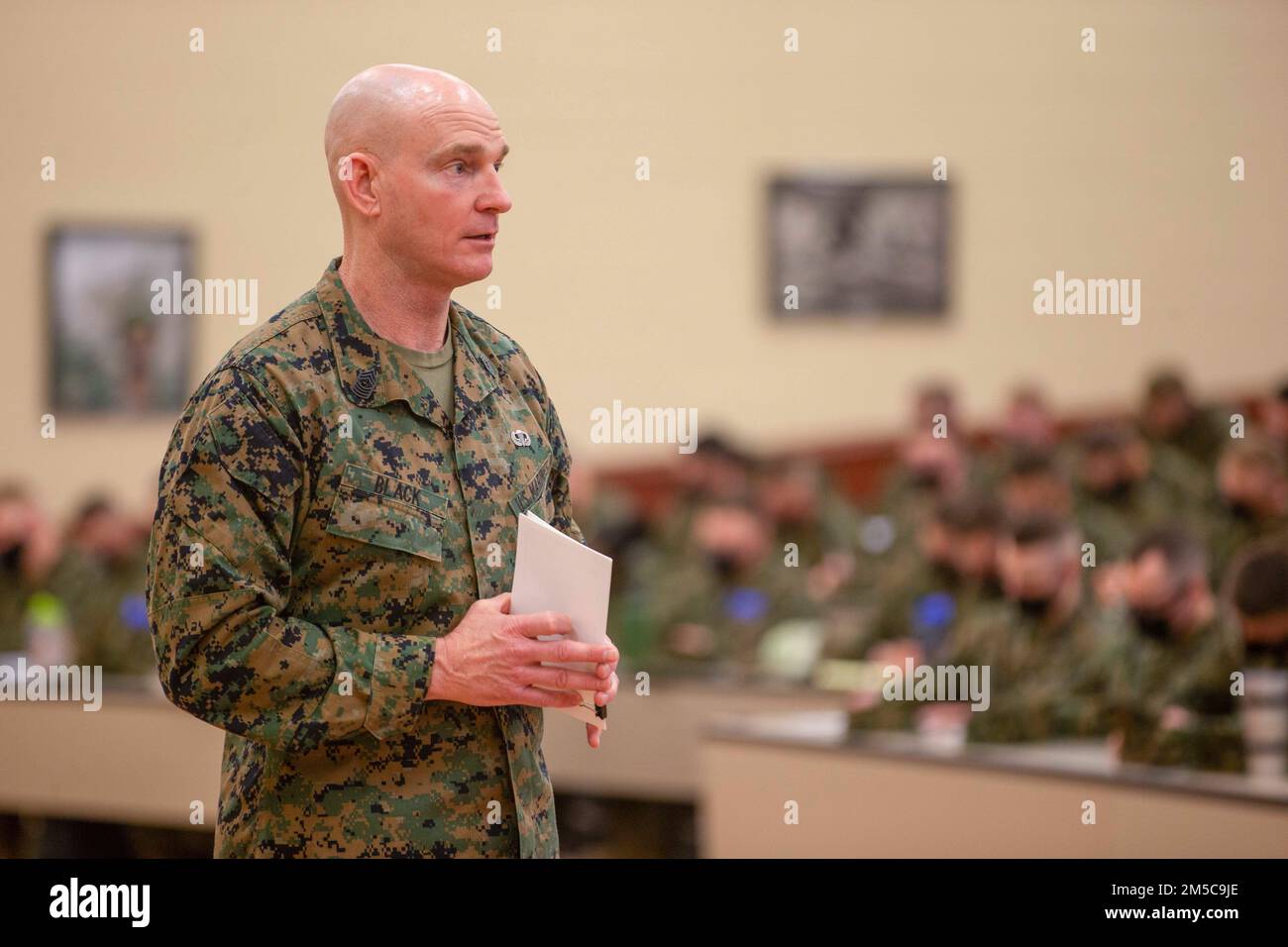 U.S. Marine Corps Sgt. Maj. Troy E. Black, the 19th Sergeant Major of ...
